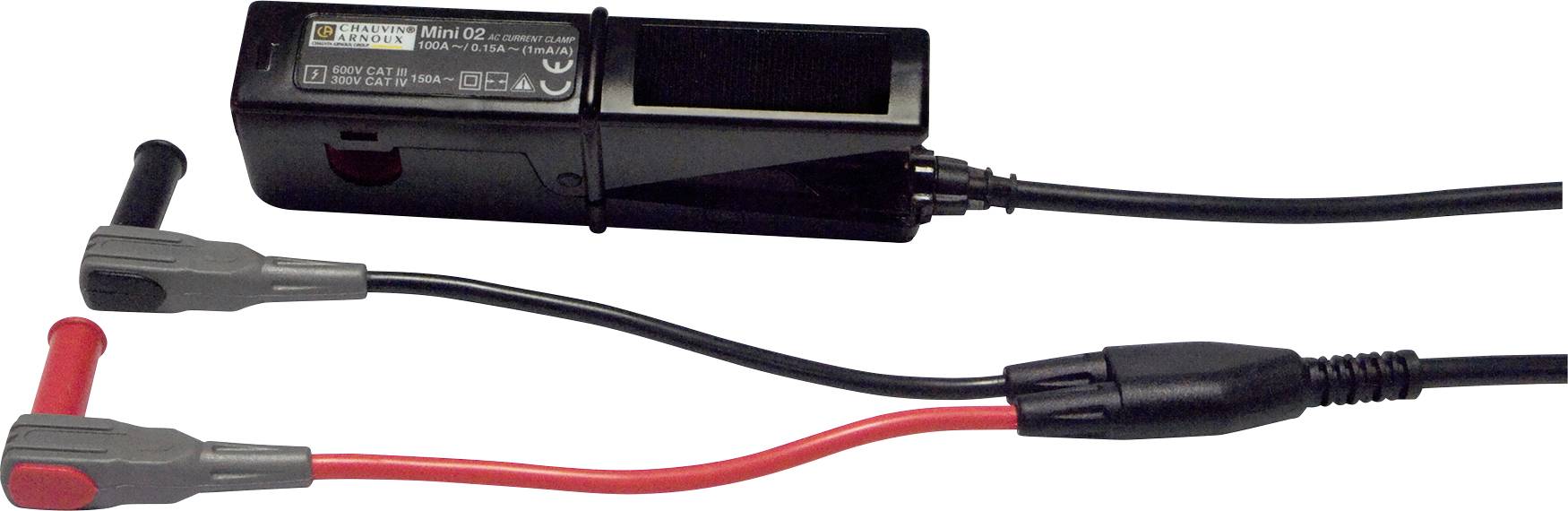 Chauvin Arnoux P01105102Z adapter za strujna klešta CAT III 600 V, CAT IV 300 V muški konektor 4 mm 25 mm