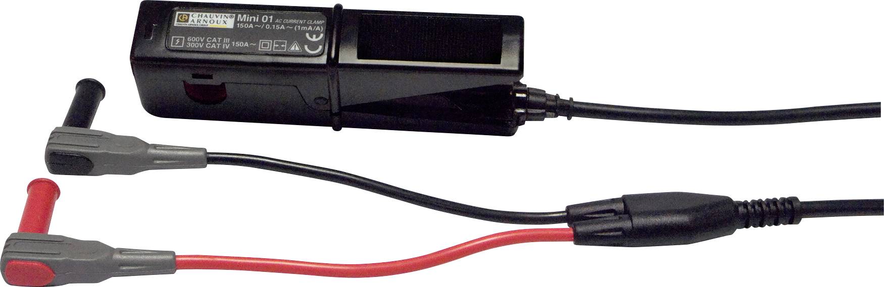 Chauvin Arnoux adapter za strujna klešta CAT III 600 V, CAT IV 300 V muški konektor 4 mm 25 mm