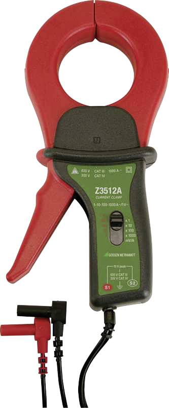 Gossen Metrawatt Z3512A adapter za strujna klešta CAT III 600 V, CAT IV 300 V 4 mm muški konektor