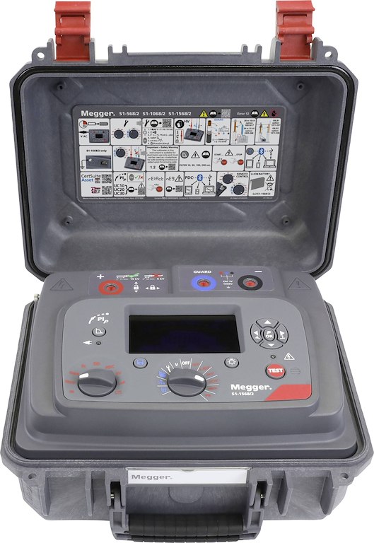 Megger S1-1568/2-EU merač otpora izolacije 35 TΩ 10 kΩ – 35 TΩ CAT IV 1000 V