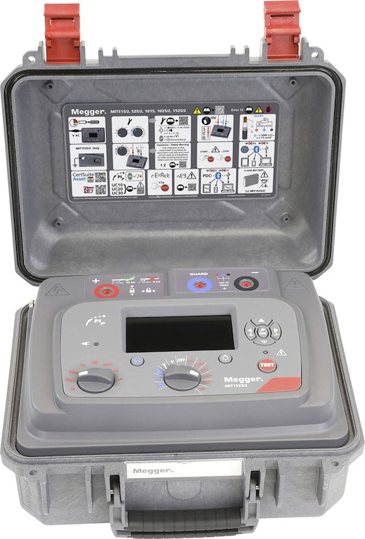 Megger MIT1525/2-EU merač otpora izolacije 30 TΩ 10 kΩ do 30 TΩ CAT IV 600 V, CAT IV 1000 V