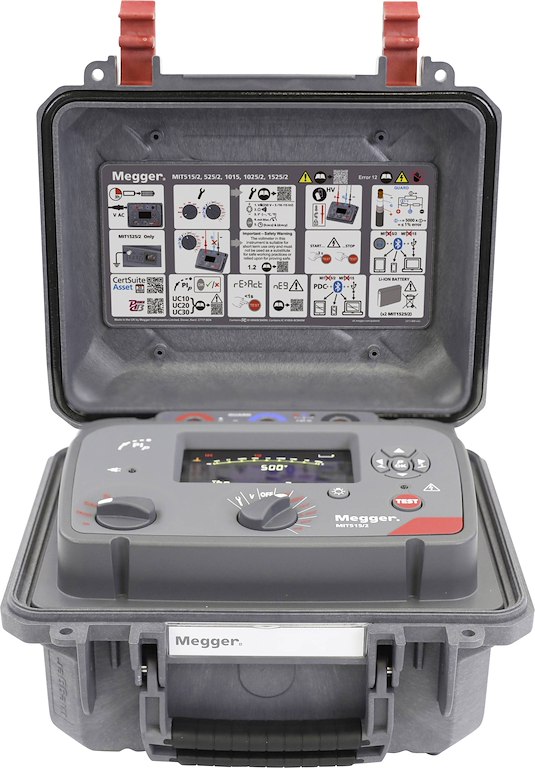 Megger MIT515/2-EU merač otpora izolacije 5000 V, 10000 V 15 TΩ 10 kΩ do 15 TΩ