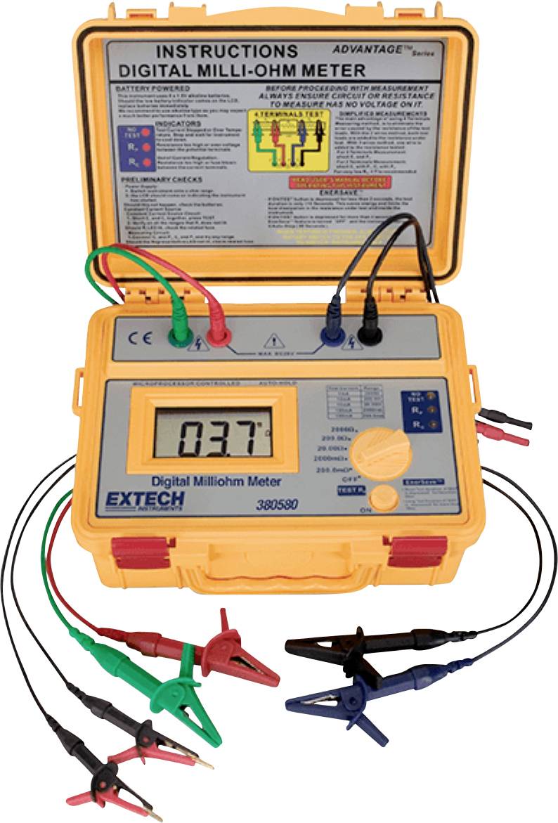 Extech mikroommetar digitalni (LCD)