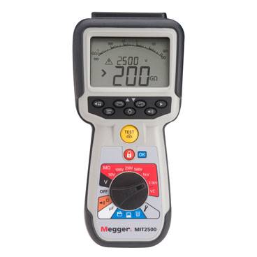 Megger MIT2500-SET merač otpora izolacije 200 GΩ CAT III 1000 V, CAT IV 600 V