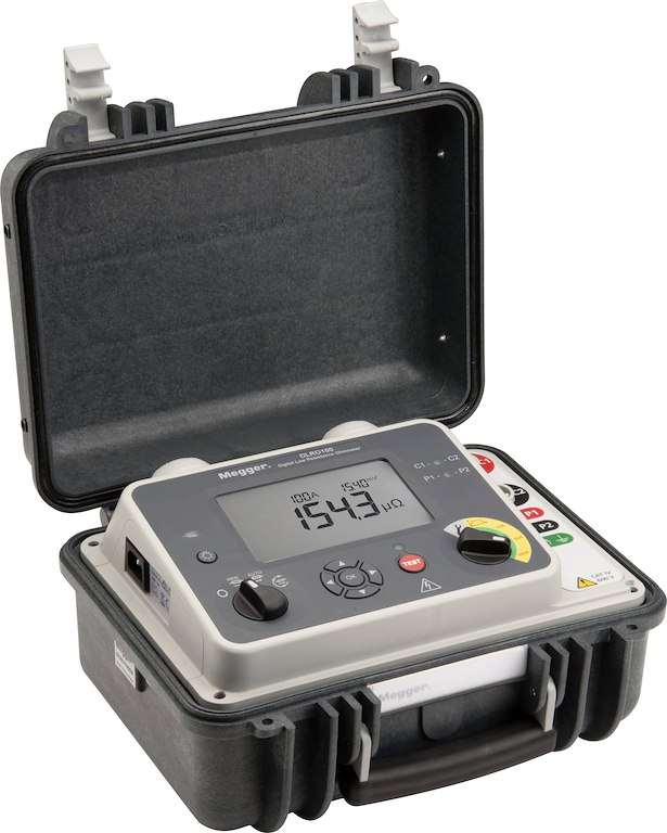 Megger DLRO100XB mikroommetar 1999 Ω CAT IV 600 V digitalni