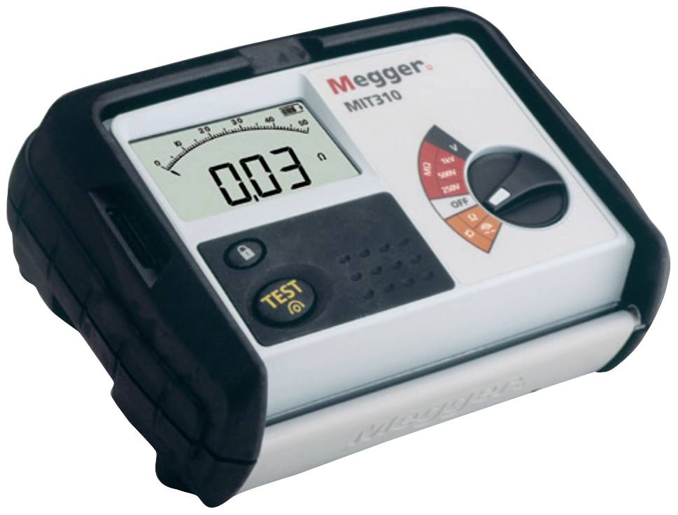 Megger MIT310 merač otpora izolacije 250 V, 500 V, 1000 V 999 MΩ CAT III 600 V