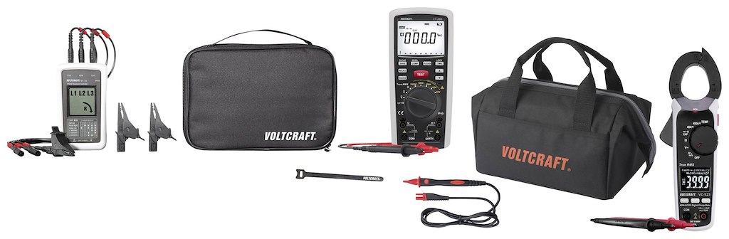 VOLTCRAFT ET-200 komplet mernih instrumenata za motore i pogone 50 V, 100 V, 250 V, 500 V, 1000 V 20 GΩ