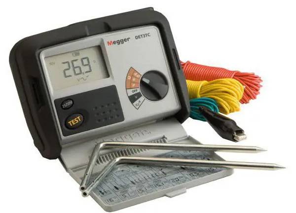 Megger DET4TCR2 + CLAMP (MC merač otpora uzemljenja 0,01Ω do 200Ω kΩ CAT IV 500 V