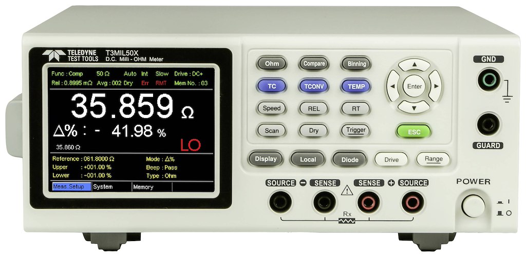 Teledyne ommetar digitalni (LCD) prema internim radnim etalonima proizvođača