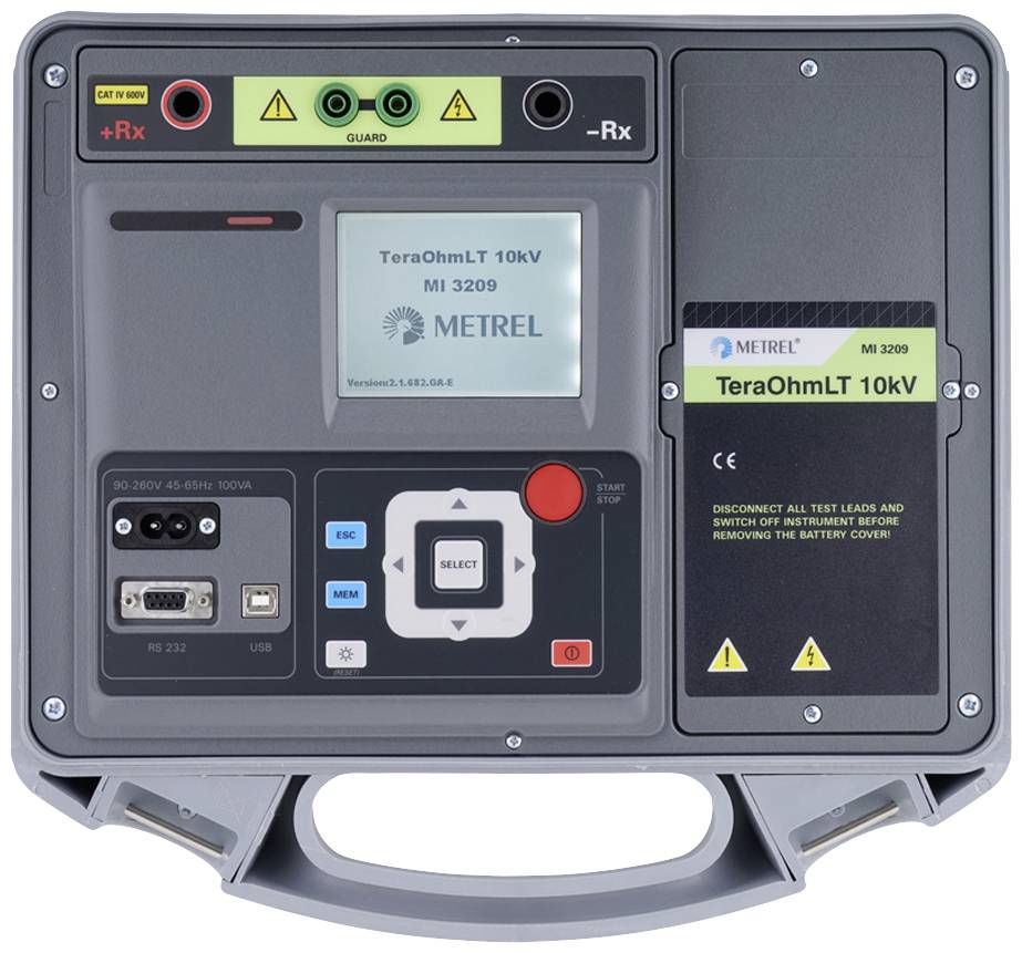 Metrel MI 3209 merač otpora izolacije 999 V 9,9 Ω 0,01 MΩ – 9,9 TΩ