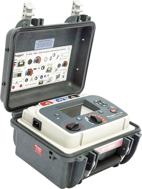 Megger S1-1068 merač otpora izolacije 10 GΩ 35 TΩ CAT IV 600 V