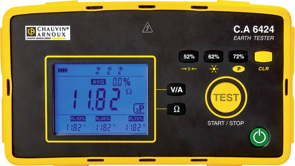 Chauvin Arnoux C.A 6424 merač otpora uzemljenja 0,5 Ω – 50,00 kΩ CAT IV 600 V