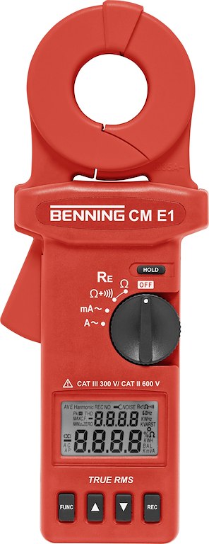 Benning CM E1 merač otpora uzemljenja 0,025 Ω – 1500 Ω CAT III 300 V
