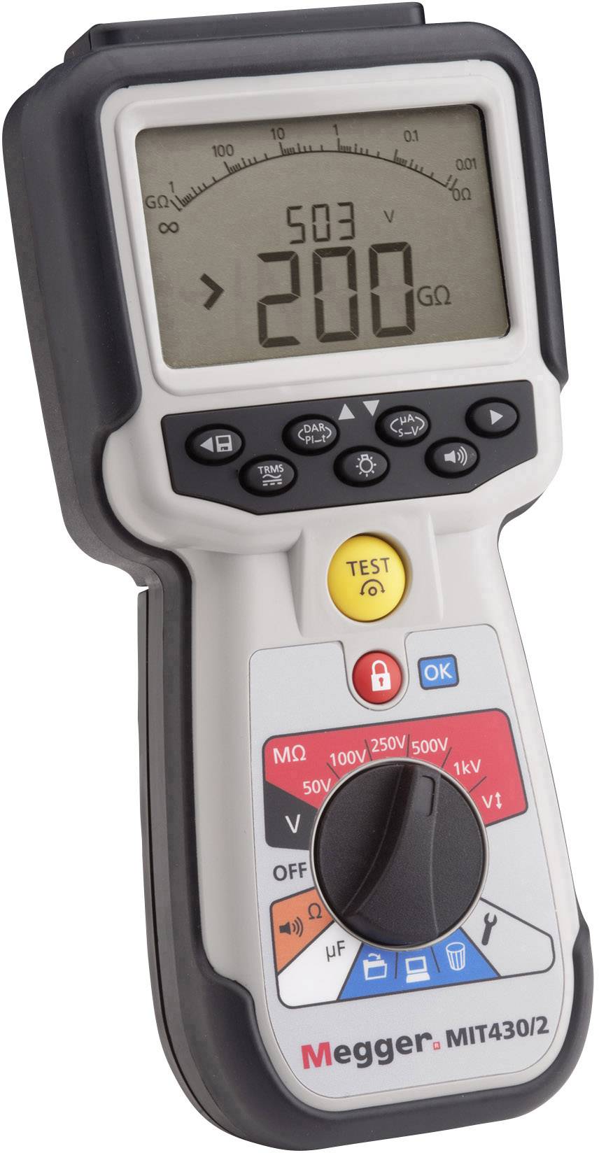 Megger MIT430/2 merač otpora izolacije 50 V, 100 V, 250 V, 500 V, 1000 V 200 GΩ CAT IV 600 V