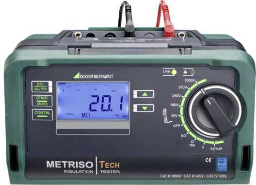 Gossen Metrawatt V 199 merač otpora izolacije 50 V, 100 V, 250 V, 500 V, 1000 V 199 GΩ