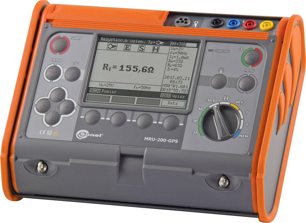 Sonel MRU-200GPS merač otpora uzemljenja CAT IV 300 V