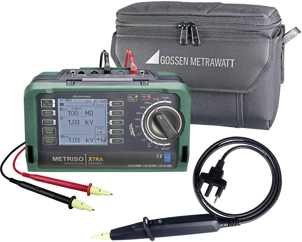 Gossen Metrawatt III 600 merač otpora izolacije 50 V, 100 V, 250 V, 500 V, 1000 V 1 TΩ