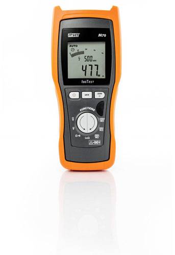 HT Instruments M70 250/500/1000 merač otpora izolacije 250 V, 500 V, 1000 V 4 GΩ CAT III 500 V