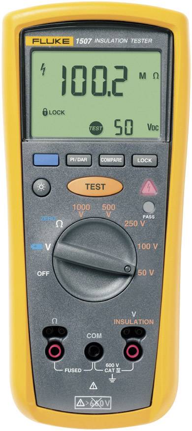 Fluke V 0.01 merač otpora izolacije 50 V, 100 V, 250 V, 500 V, 1000 V 10 GΩ 0,01 Ω – 20 kΩ