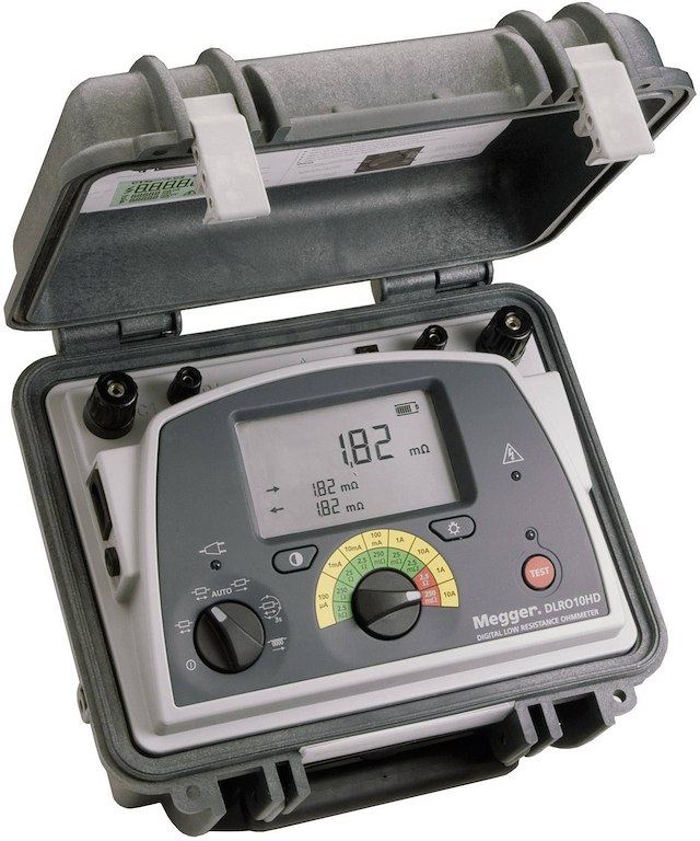 Megger DLRO10HD ommetar CAT III 300 V digitalni (LCD)