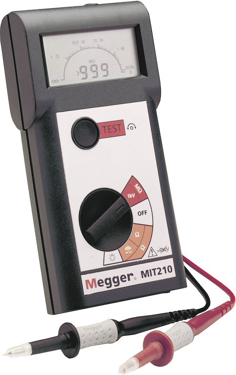 Megger MIT210 merač otpora izolacije 1000 V 1000 MΩ CAT III 600 V