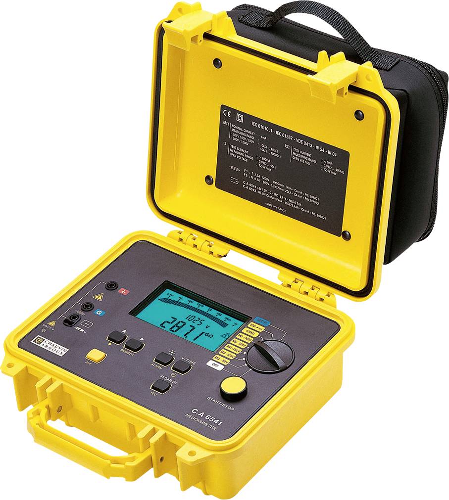 Chauvin Arnoux A 6541 merač otpora izolacije 50 V, 1000 V 4 TΩ 0,01 Ω – 400 kΩ