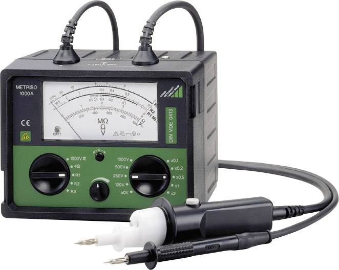 Gossen Metrawatt M 540 merač otpora izolacije 50 V, 100 V, 250 V, 500 V, 1000 V 400 MΩ CAT II 1000 V