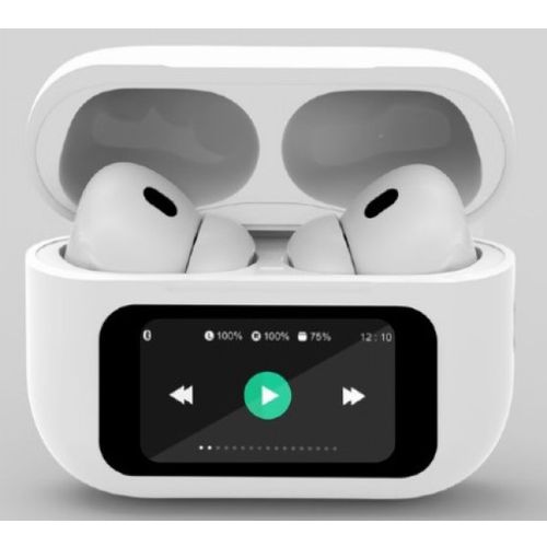 TWS-LCD-ANC-01-W Gembird bluetooth V5.1 slusalice, TWS, LCD display, Active Noise Cancelling, White