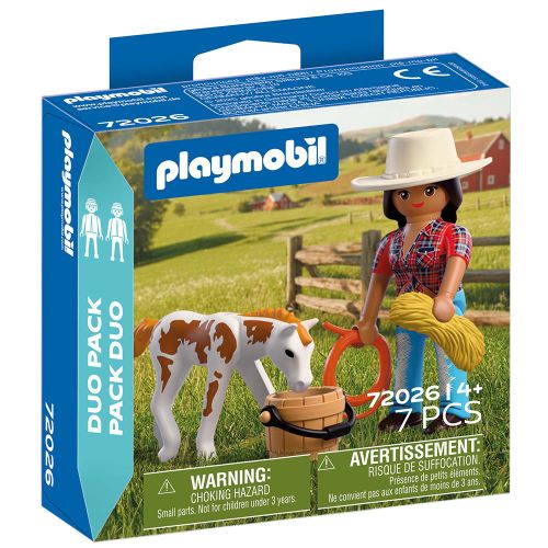 PLAYMOBIL DuoPack Jahačica i ždrebe 72026