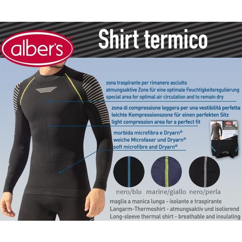 Albers Termico Muška Majica Blue S-M