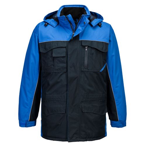 Portwest RS Parka S562 postavljena ripstop jakna sa 9 džepova, teget-royal plava, EN 343, vel. XXL