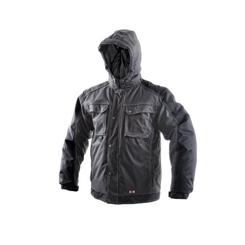 Canis CXS Irvine zimska jakna 2 u 1 sa odvojivim rukavima, sivo-crna, vel. 4XL