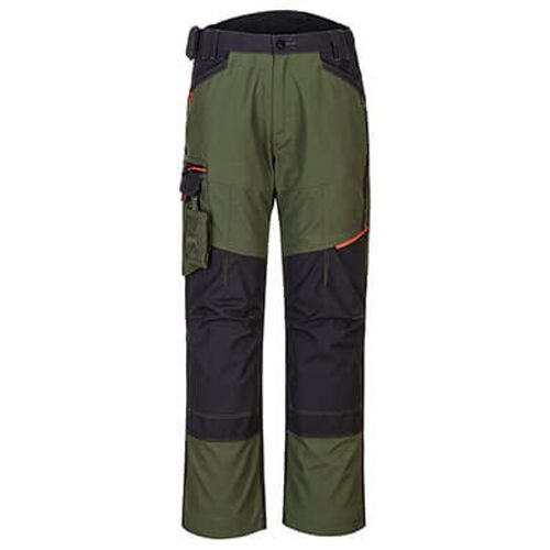 Monsun M701 MX3 radne pantalone do struka sa 8 džepova, maslinasto zelene, vel. 52