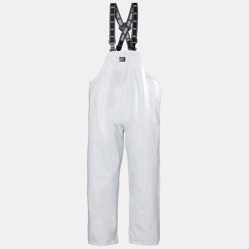 Helly Hansen Bodo Bib vodonepropusne pantalone na tregere, EN 343 3:1, bele, vel. XXL