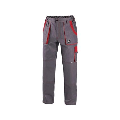 Canis CXS Luxy Josef radne pantalone do struka, sivo-crvena, vel. 52