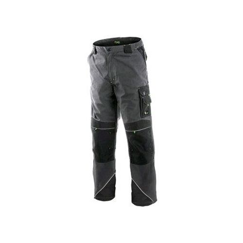 Canis CXS Sirius Nikolas radne pantalone do struka, sivo-zelena, vel. 56