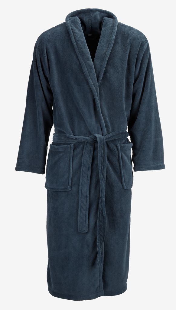 Bade mantil mikrovlakno VALBO L/XL tamno plava