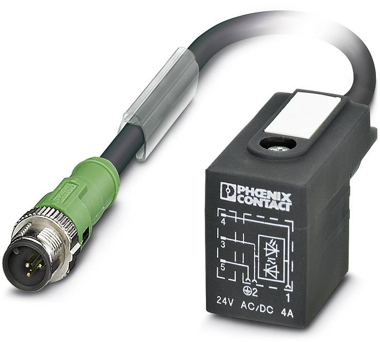 Phoenix Contact 718805 SAC-3P-M12MS/1,5-PUR/BI-1L-Z konektor za ventil pletenica ugaoni muški