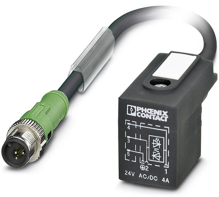 Phoenix Contact 718074 SAC-3P-M12MS/3,0-PUR/BI-1L-Z konektor za ventil pletenica ugaoni muški