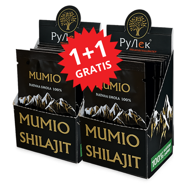 Altajski almaz mumio smola - 10g u kesicama; AKCIJA 1+1 GRATIS