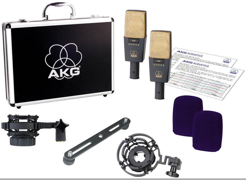 AKG C414 XL II/ST stereo set mikrofona