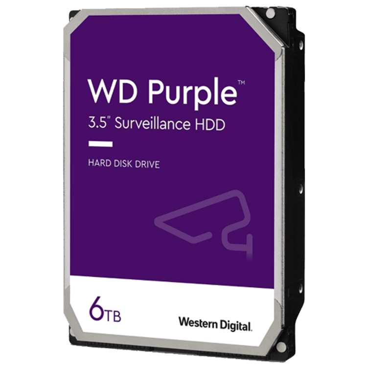 WESTERN DIGITAL 6TB 3.5 SATA III 128MB 5640rpm Purple serija WD62PURZ