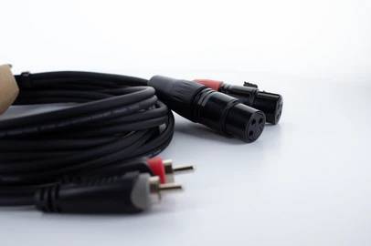 Cordial 3-polna XLR priključni konektor 1,50 m crna XLR utičnica 3-polna 3364007