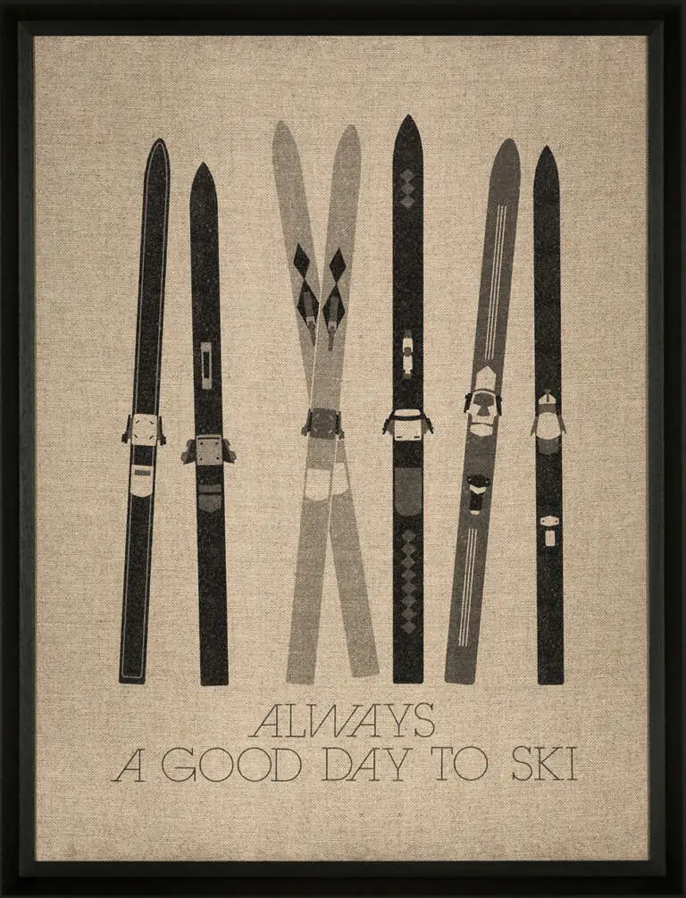 Slika – “A good day to ski“