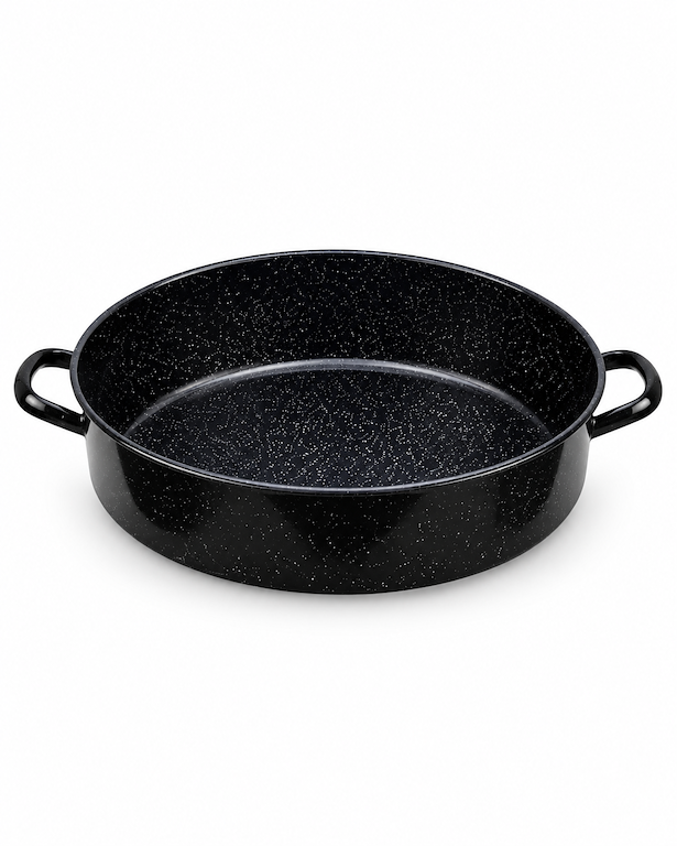 Emajlirana šerpa za ajvar 30 L – 48 cm, Masiv