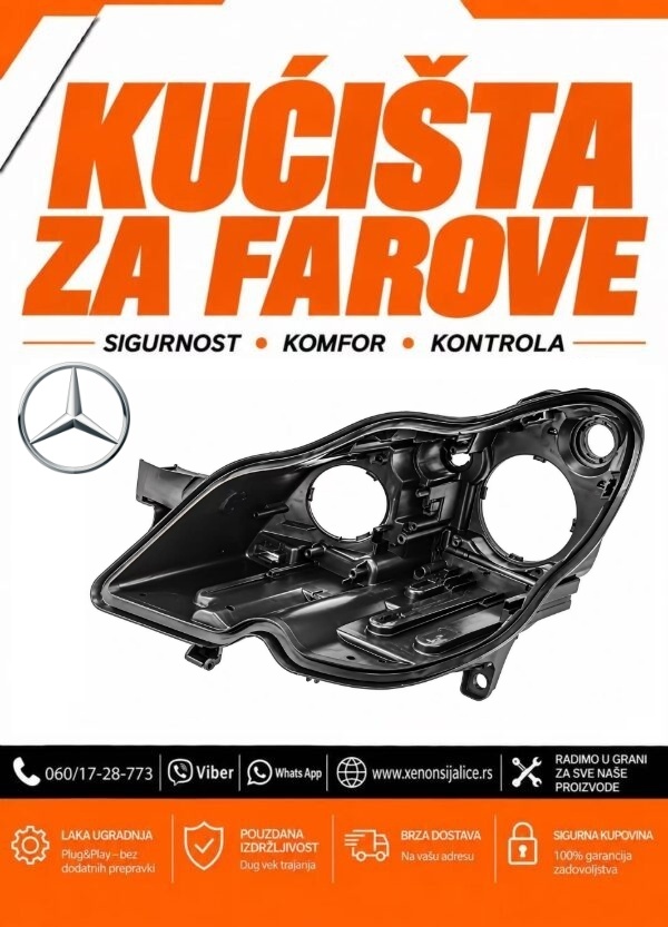 KUCISTE FARA MERCEDES CLS C219 04-11 XENON