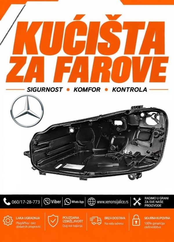 KUCISTE FARA MERCEDES S KLASA W223 20-26 LED