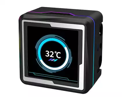 RAIDMAX LM240 ARGB CPU LIQUID COOLER WITH ANIMATION DISPLAY - Vodeno hlađenje crno (LM240BK) F