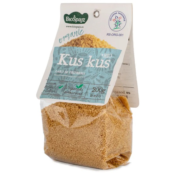 KUS KUS ORGANSKI BIO ŠPAJZ 200G
