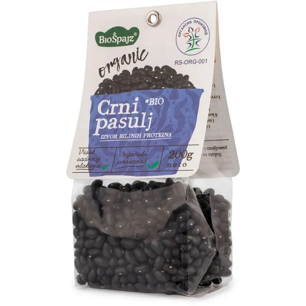 CRNI PASULJ ORGANSKI BIO ŠPAJZ 200G